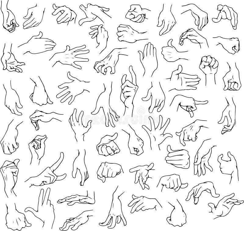 Woman Hands Pack stock vector. Illustration of invite - 40043946