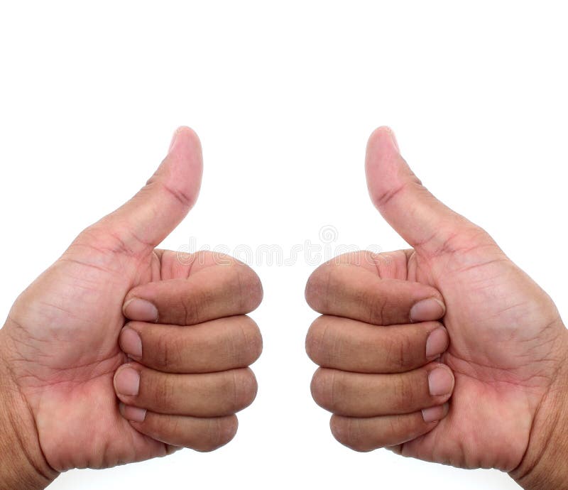 Man Hands Show Stranglehold Isolate on White Background Stock Image ...