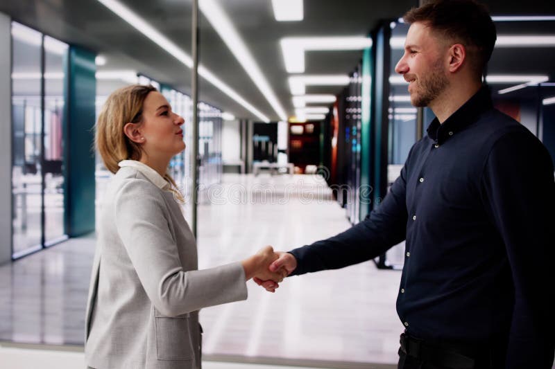 Man Handshake with Partner stock image. Image of staffs - 308609433