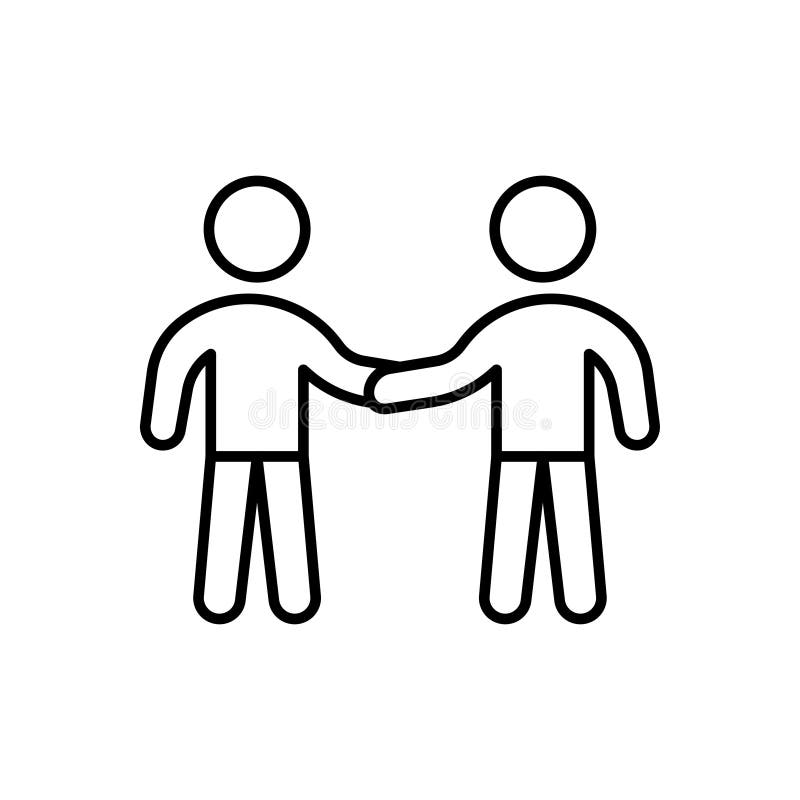 Man handshake stock vector. Illustration of partnership - 212377849