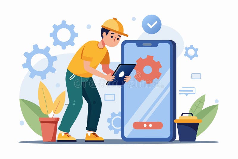 Fixing Errors Stock Illustrations – 219 Fixing Errors Stock ...