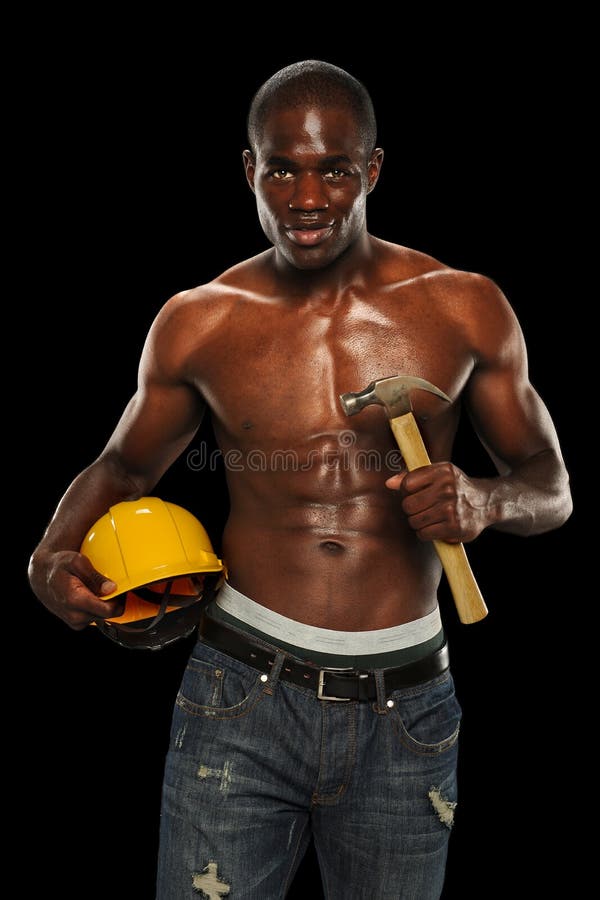 Angry muscular man stock photo. Image of muscular, buff - 21134676