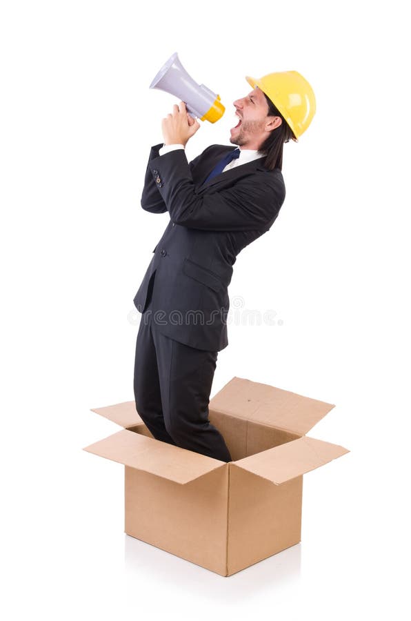 109 Man Thinking Standing Boxes Photos - Free & Royalty-Free Stock ...