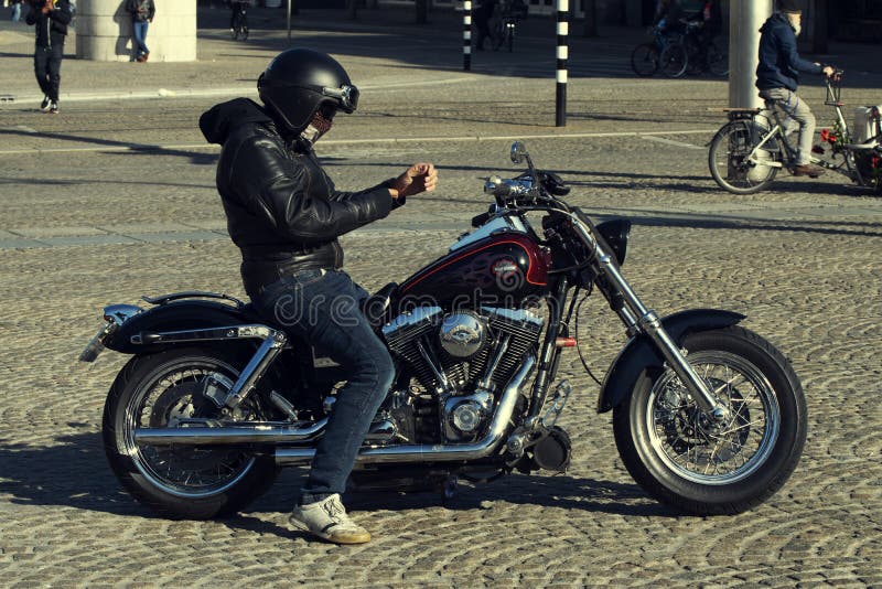 355 Man Riding Harley Davidson Stock Photos - Free & Royalty-Free Stock ...