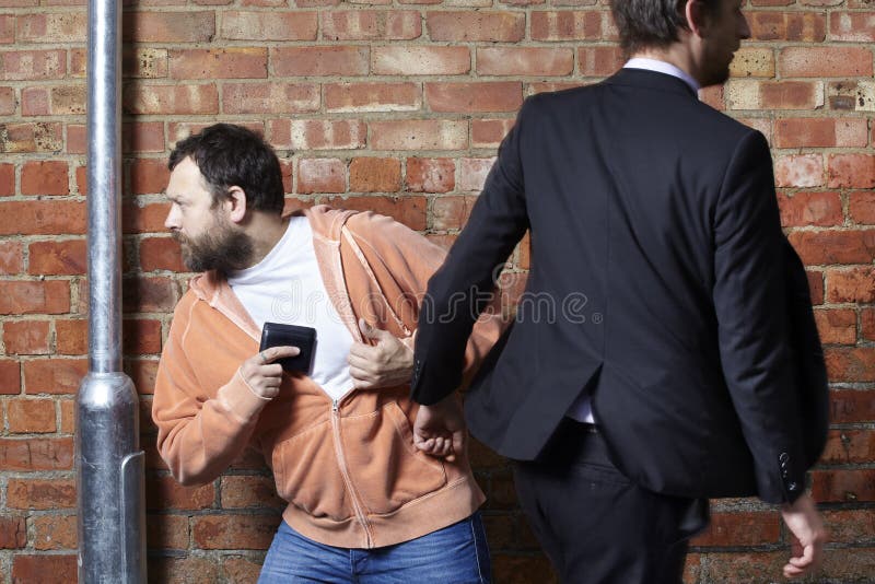 Man Has His Wallet Pickpocketed Stock Photo - Image of exterior, member ...
