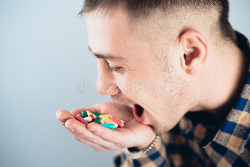 835 Man Eating Pills Stock Photos - Free & Royalty-Free Stock Photos ...
