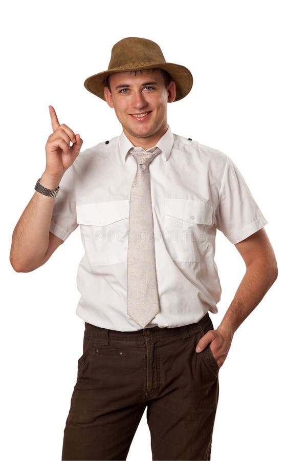 Man in hat stock image. Image of handsome, portrait, stubble - 15701689