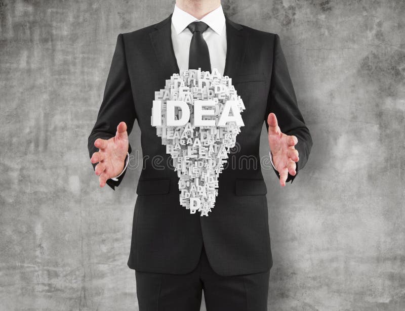 Man have a idea stock image. Image of male, contemplating - 38763507