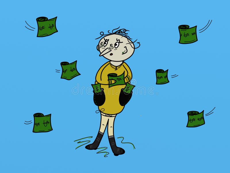 Don t have money stock illustration. Illustration of lifestyle - 41009485