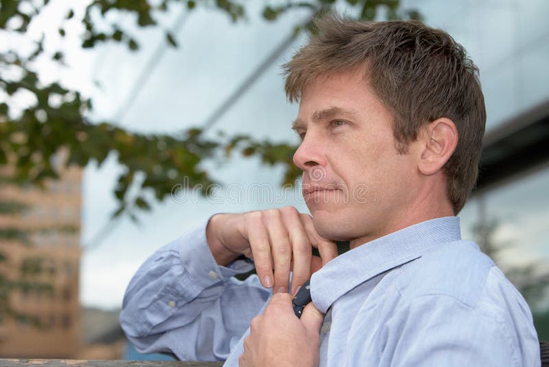 Man having break stock image. Image of sitting, positive - 5212235