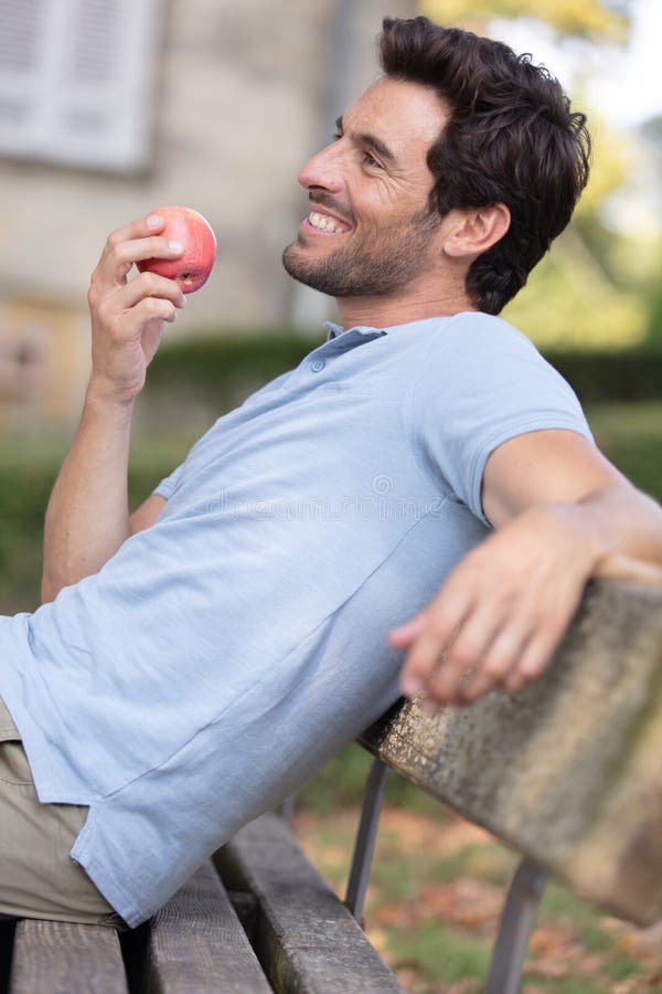 Man Having Moment Solitude Sitting Alone Stock Image - Image of ...