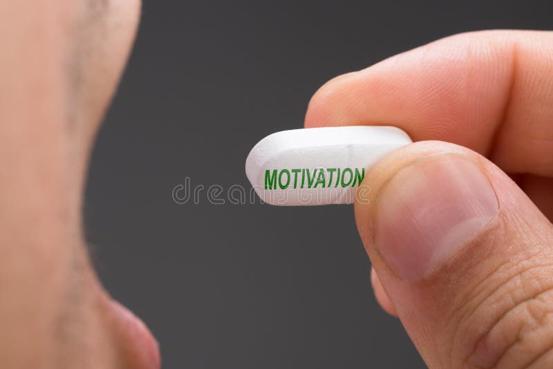 Motivation pill stock photo. Image of capsule, concept - 36832250