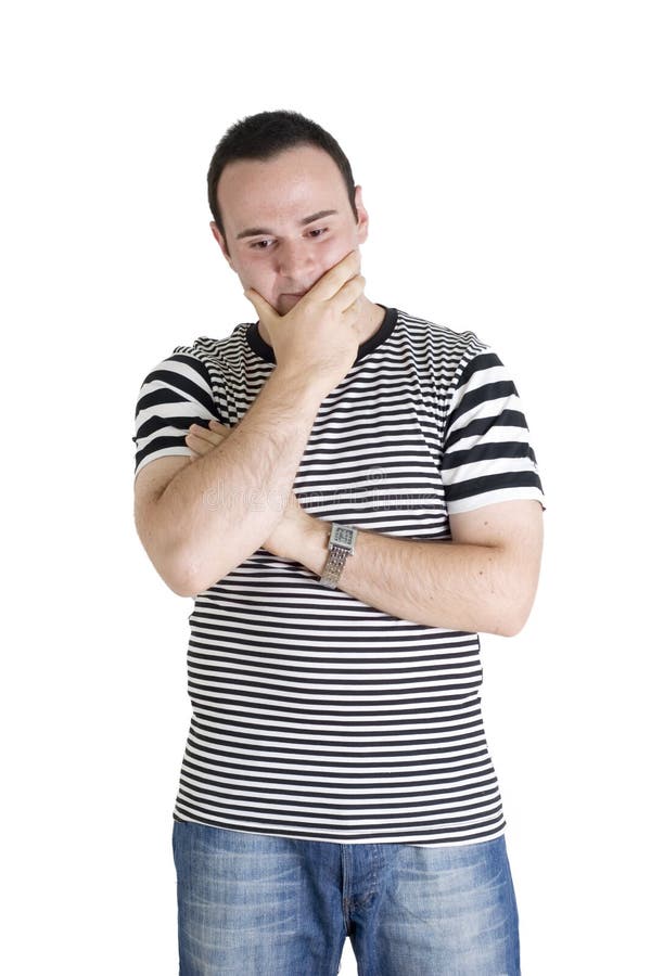 Man having problem stock photo. Image of stress, solution - 8185156