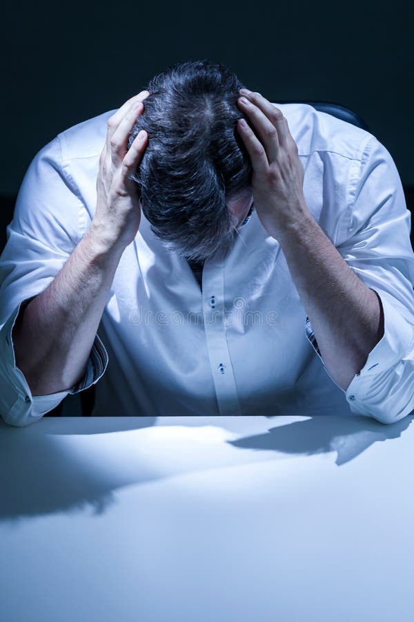 Man having problems stock photo. Image of problem, think - 43429814