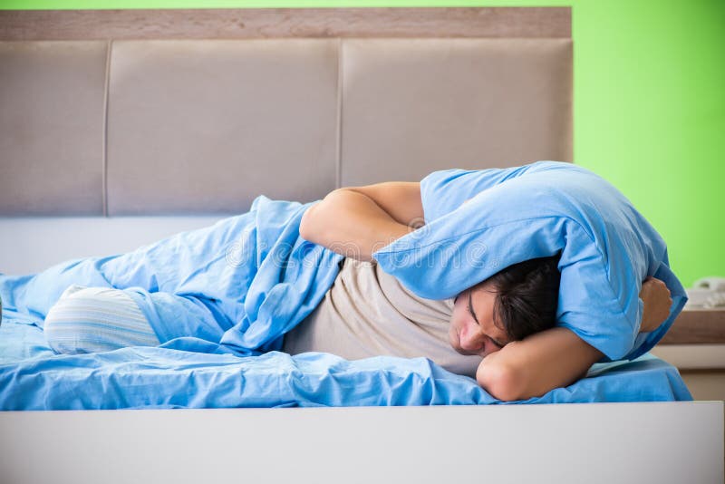 The Man Having Trouble with His Sleep Stock Photo - Image of health ... The Man Having Trouble with His Sleep Stock Photo - Image of health ...