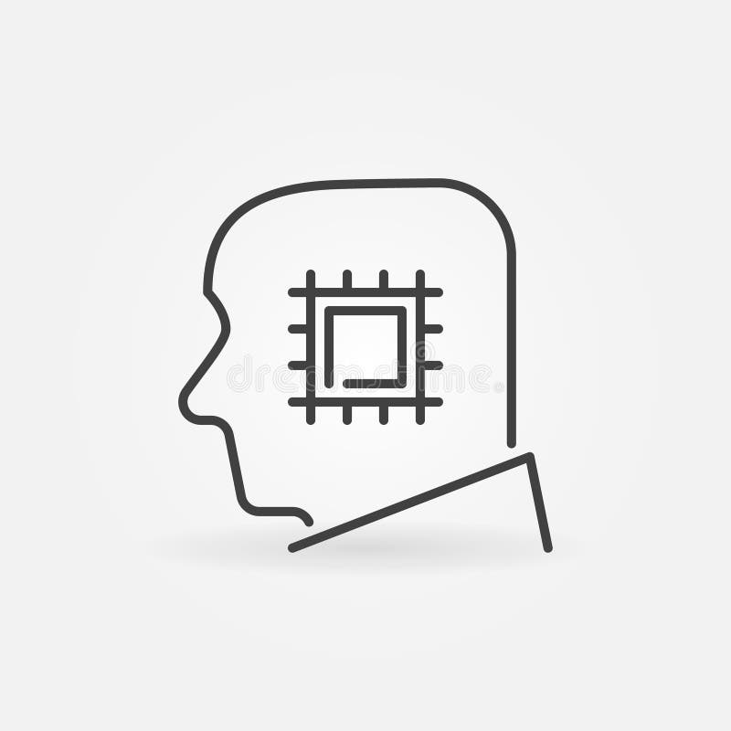 Micro Chip Neuron Technology Concept Stock Illustrations – 168 Micro ...