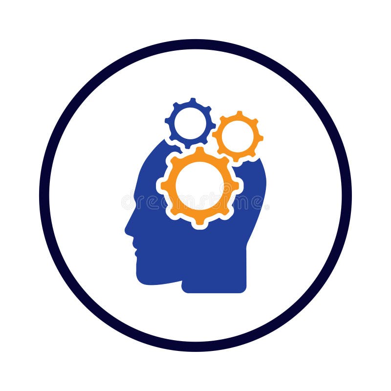 Man, Head, Gear, Setting, Human Management Icon Stock Vector ...