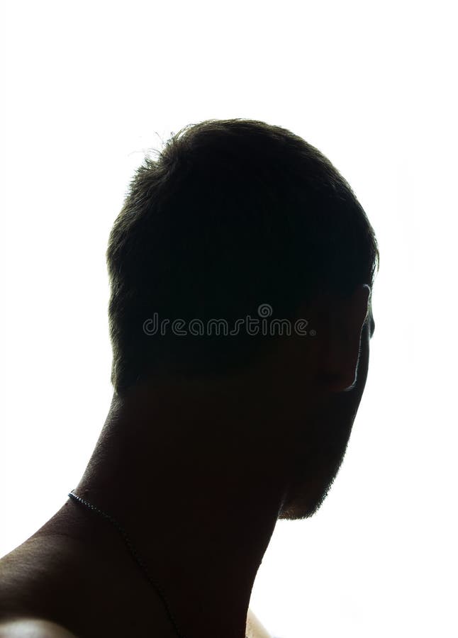 617 Man Back Head Silhouette Stock Photos - Free & Royalty-Free Stock ...