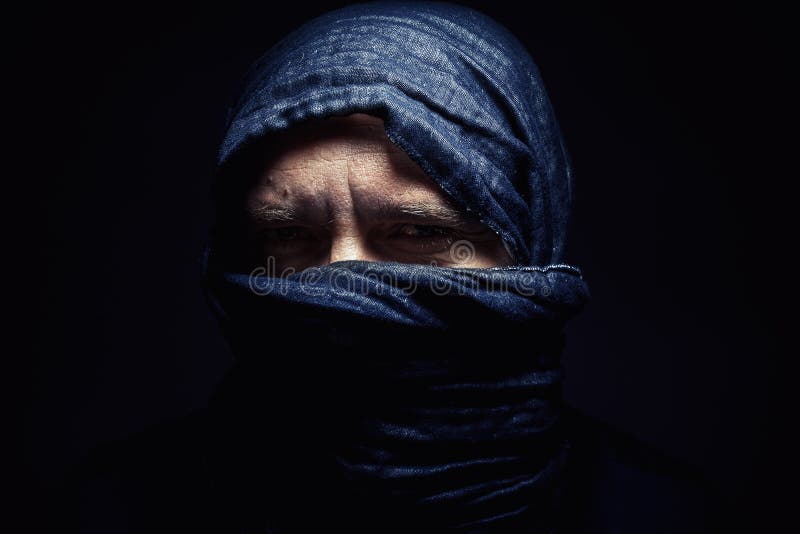 Man with Headscarf stock image. Image of diversity, head - 68670319