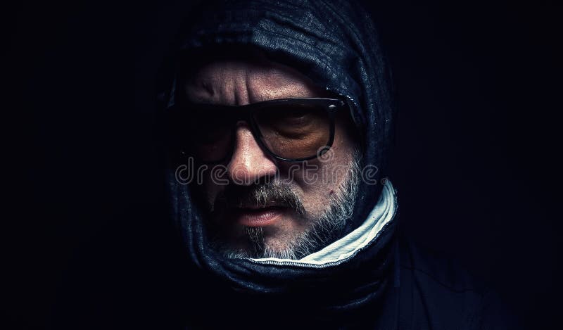 Man with Headscarf stock image. Image of diversity, head - 68670389