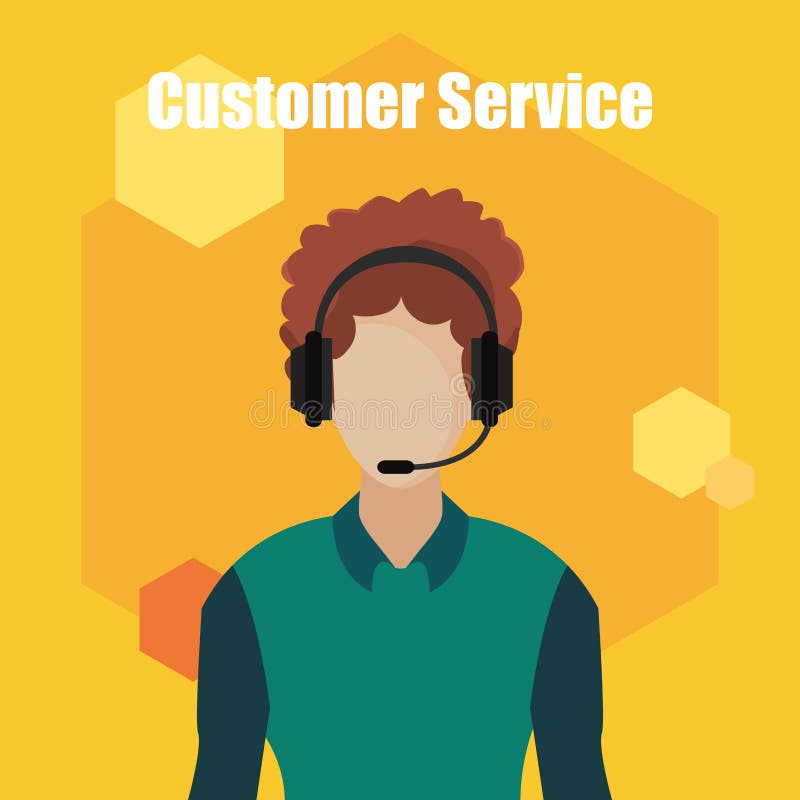 Customer Service Call Center Stock Vector - Illustration of ...
