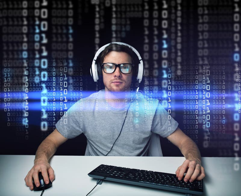 Man is Hacking Computer System Stock Photo - Image of data, hood: 78158734