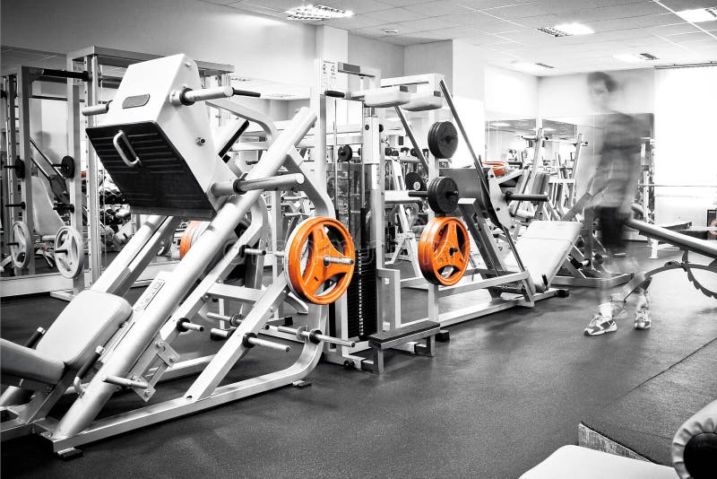 Man in health club stock image. Image of health, club - 24005115