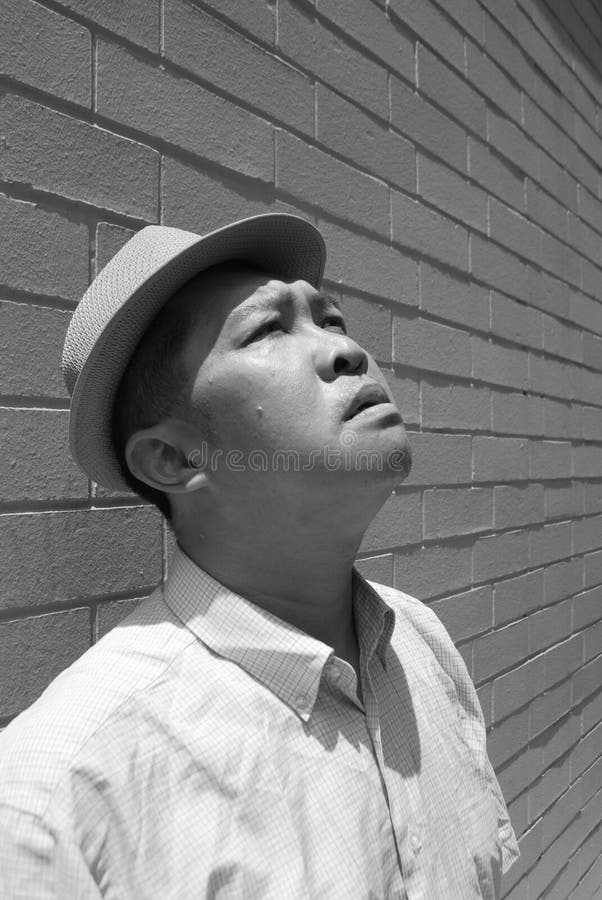 Man with a Heavy Expression Stock Photo - Image of male, looking: 13314172