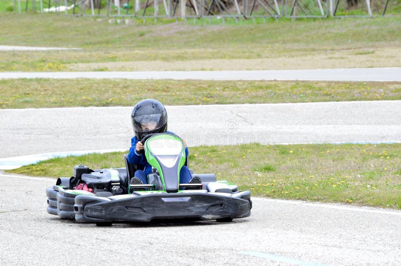 Outdoor carting race editorial stock image. Image of fuel - 107672184
