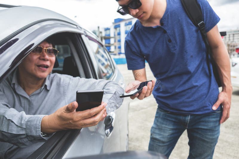 Man Help Tourism To Destination for Visiting Stock Photo - Image of ...