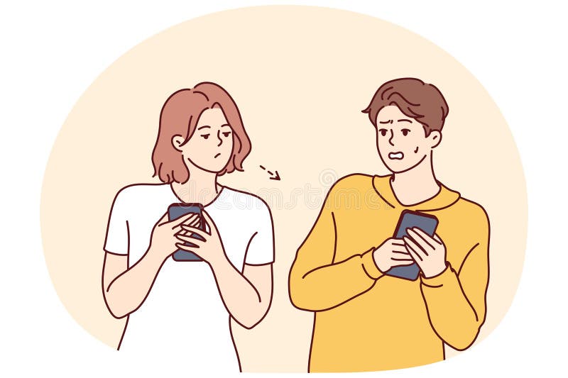 Man Hides Mobile Phone from Curious Woman Peeping and Exploding in ...