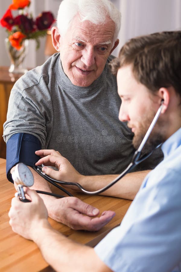 Man with High Blood Pressure Stock Image - Image of relation, disease ...