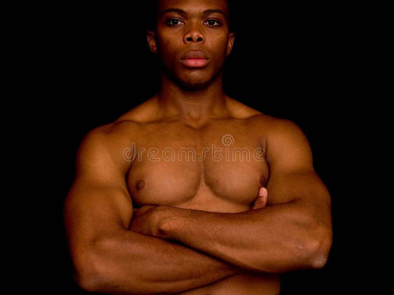 Man with his arms crosed stock photo. Image of chest, healthy - 1402382
