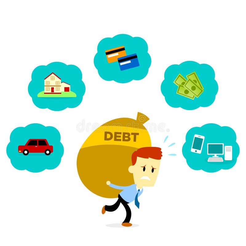 Debt Stock Illustrations – 181,801 Debt Stock Illustrations, Vectors ...