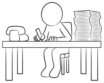 Cartoon Desk Outline Stock Illustrations – 6,526 Cartoon Desk Outline ...