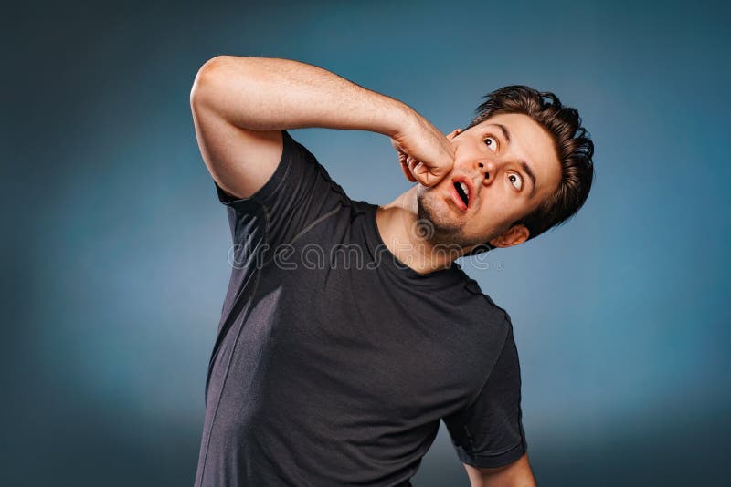 Hitting hand stock photo. Image of muscular, fist, handsome - 269754074