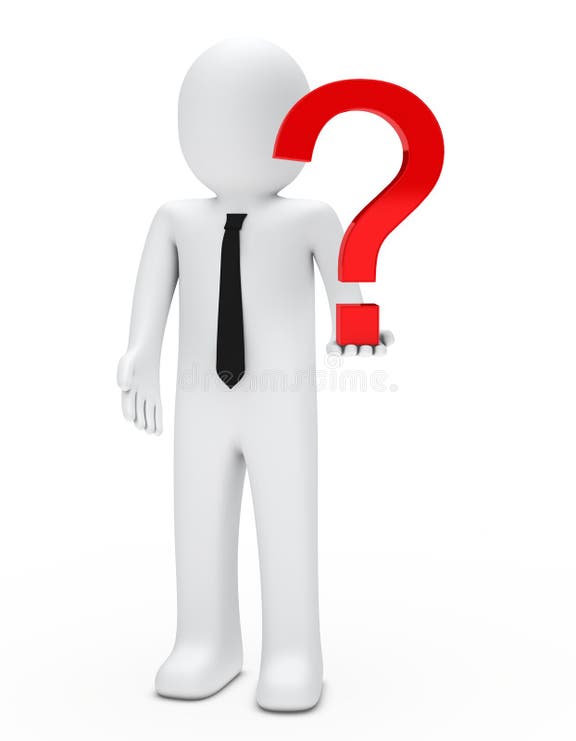 Little Man Question Mark Stock Illustrations – 517 Little Man Question ...