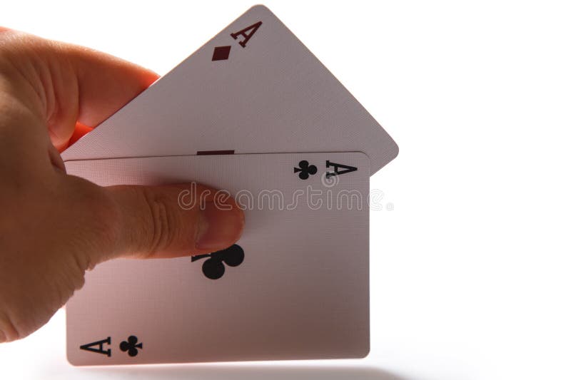 4 aces in a hand stock image. Image of opportunity, enjoyment - 10794689