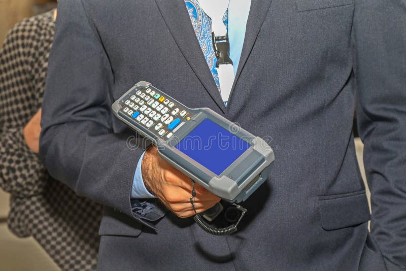 Barcode scanner stock photo. Image of device, electronic - 38399328