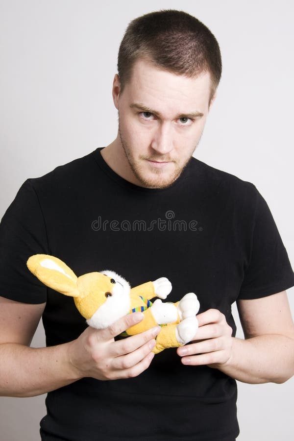 Man Holding Rabbit Free Stock Photos & Pictures, Man Holding Rabbit ...