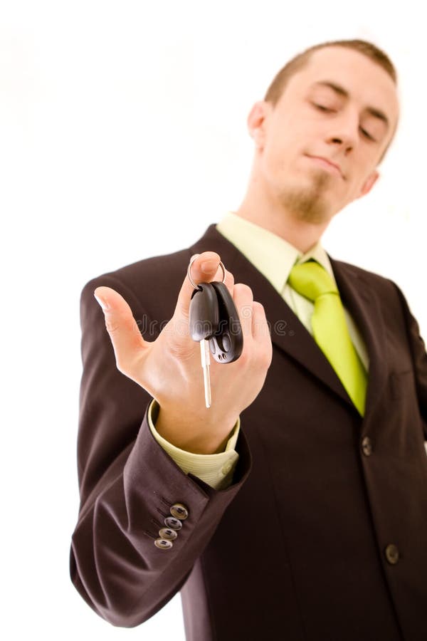 Man holding car keys stock image. Image of estate, driving - 8950627