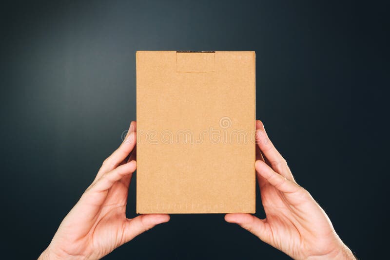 Man Holding Cardboard Paper with HUMAN RIGHTS Title Stock Photo - Image ...