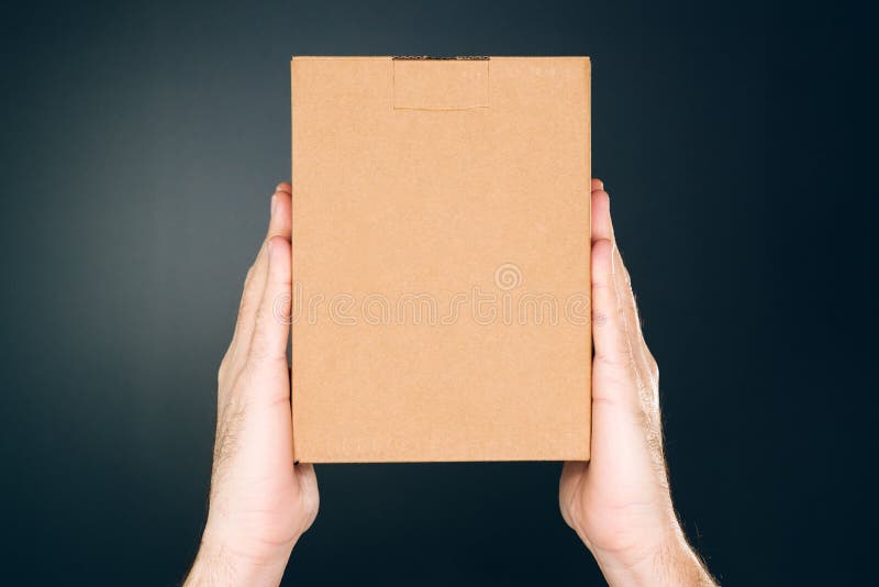 Man Holding Cardboard Paper with HUMAN RIGHTS Title Stock Photo - Image ...