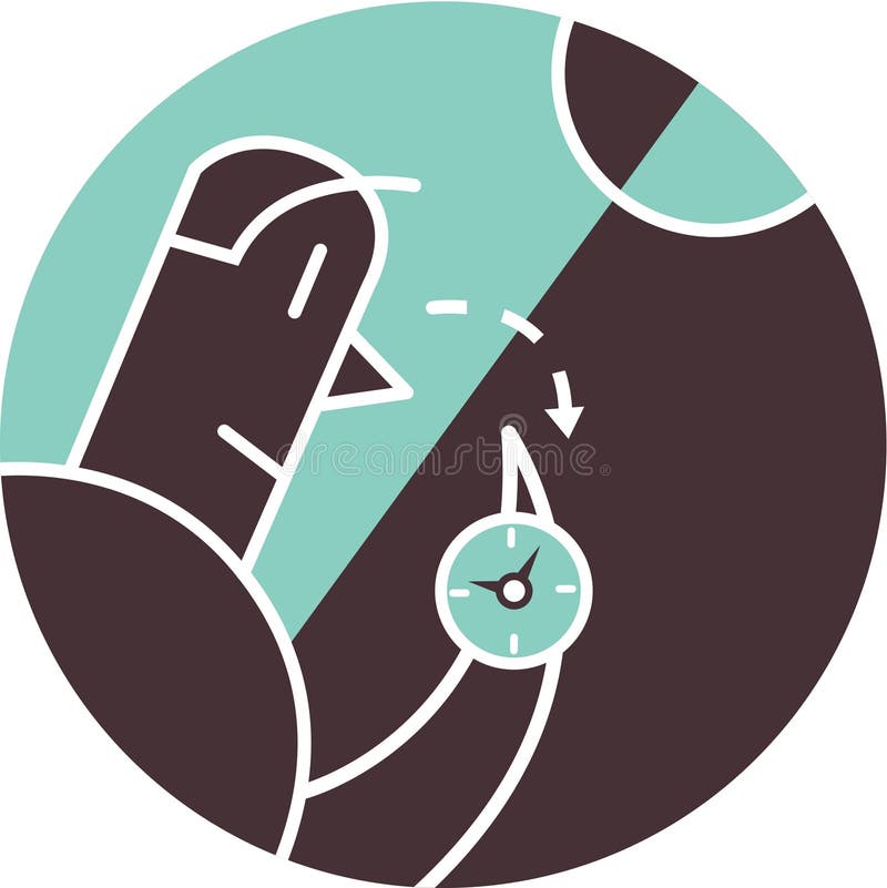 Man holding compass stock illustration. Illustration of assistance ...