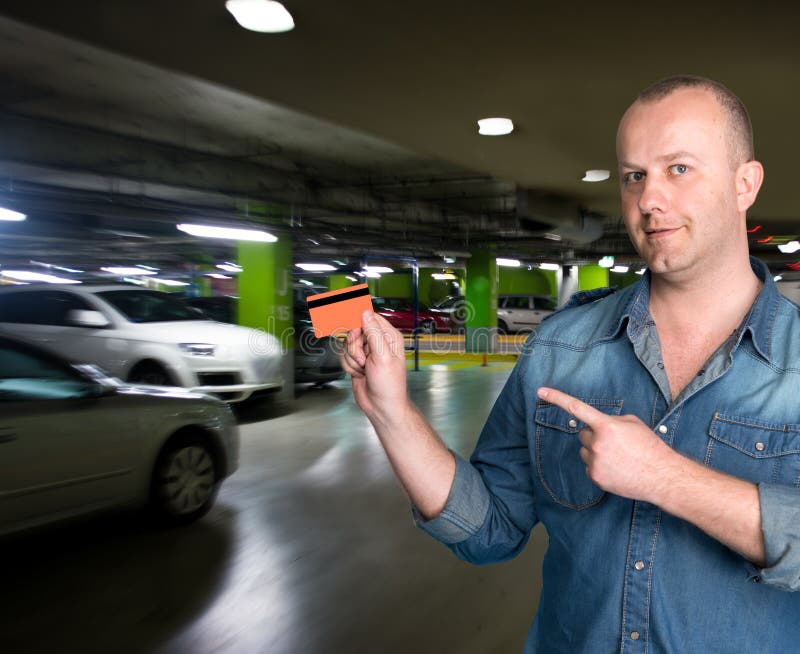 Man Holding a Credit Card in His Hand Stock Image - Image of ...