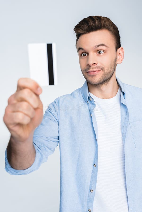 Man holding credit card stock photo. Image of holding - 86585698