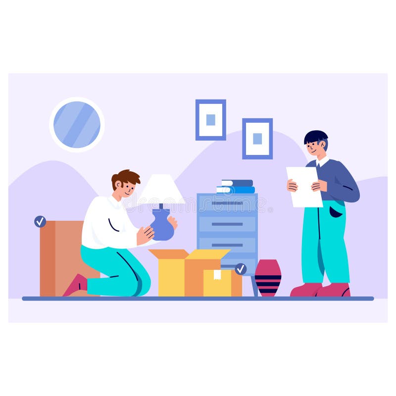 Man Holding Document, Checking List of Things and Controlling Packing ...