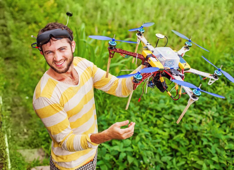 Man holding a drone stock photo. Image of drone, leisure - 61746858