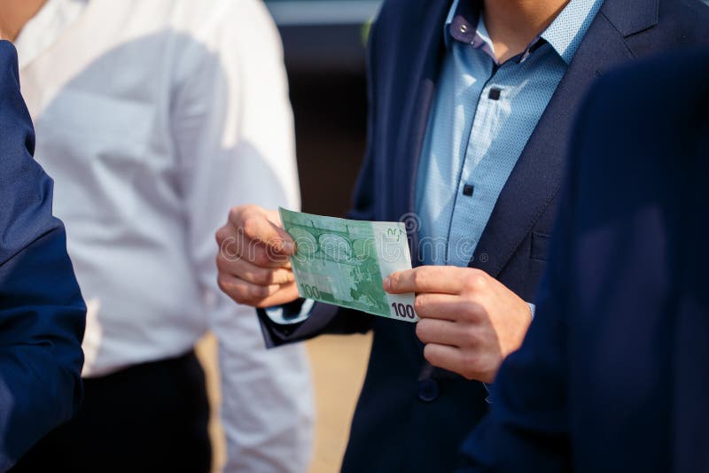 Man holding fake money stock photo. Image of shine, hands - 89903998