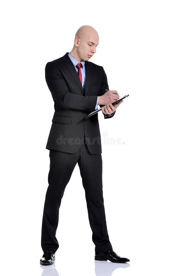 Man holding a file stock photo. Image of businessman - 37913330